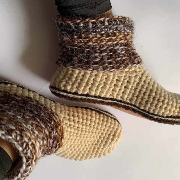 Leather Slipper Soles for Crochet - Etsy