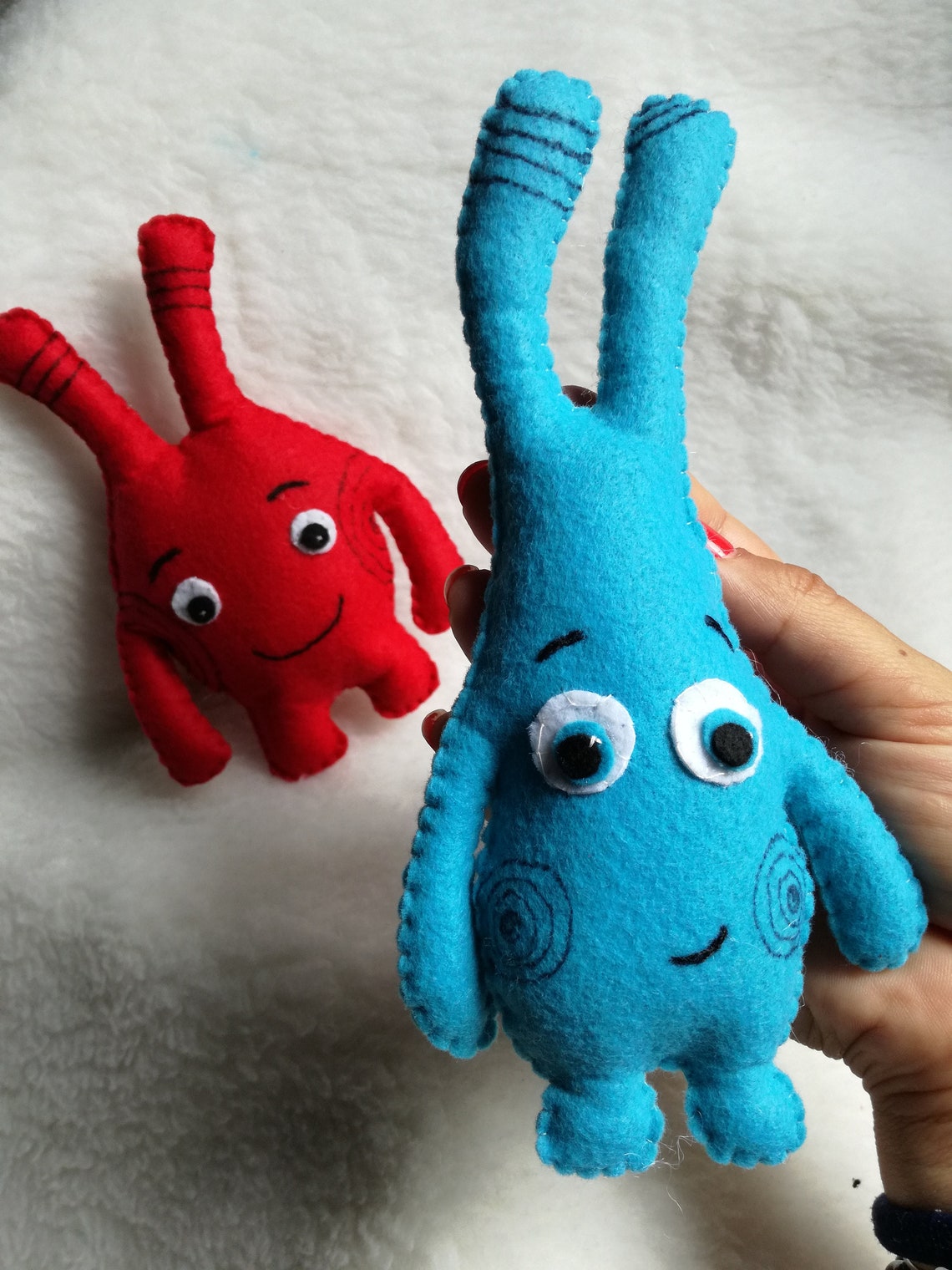 Popiz Baby TV Characters in Soft Felt Popiz Baby TV Doll - Etsy UK