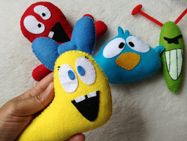 Pocoyo Characters Fred Octopus Valentina Alien Ronfotto in | Etsy Canada