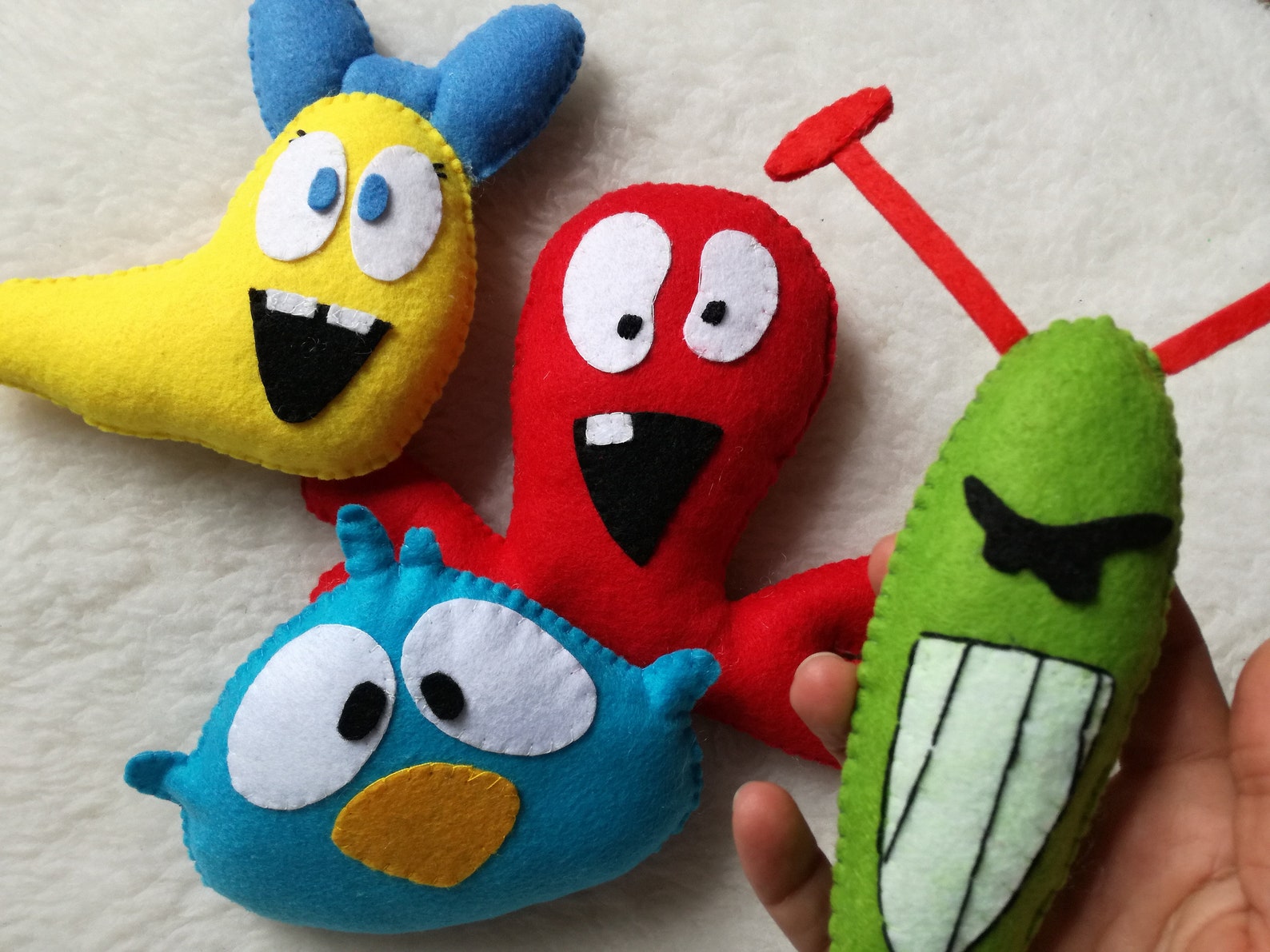 Pocoyo Characters Fred Octopus Valentina Alien Ronfotto in | Etsy