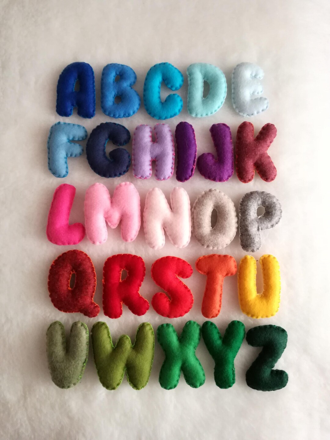 Felt Alphabet Letters, Soft Alphabet, Educational Games, Childhood ...
