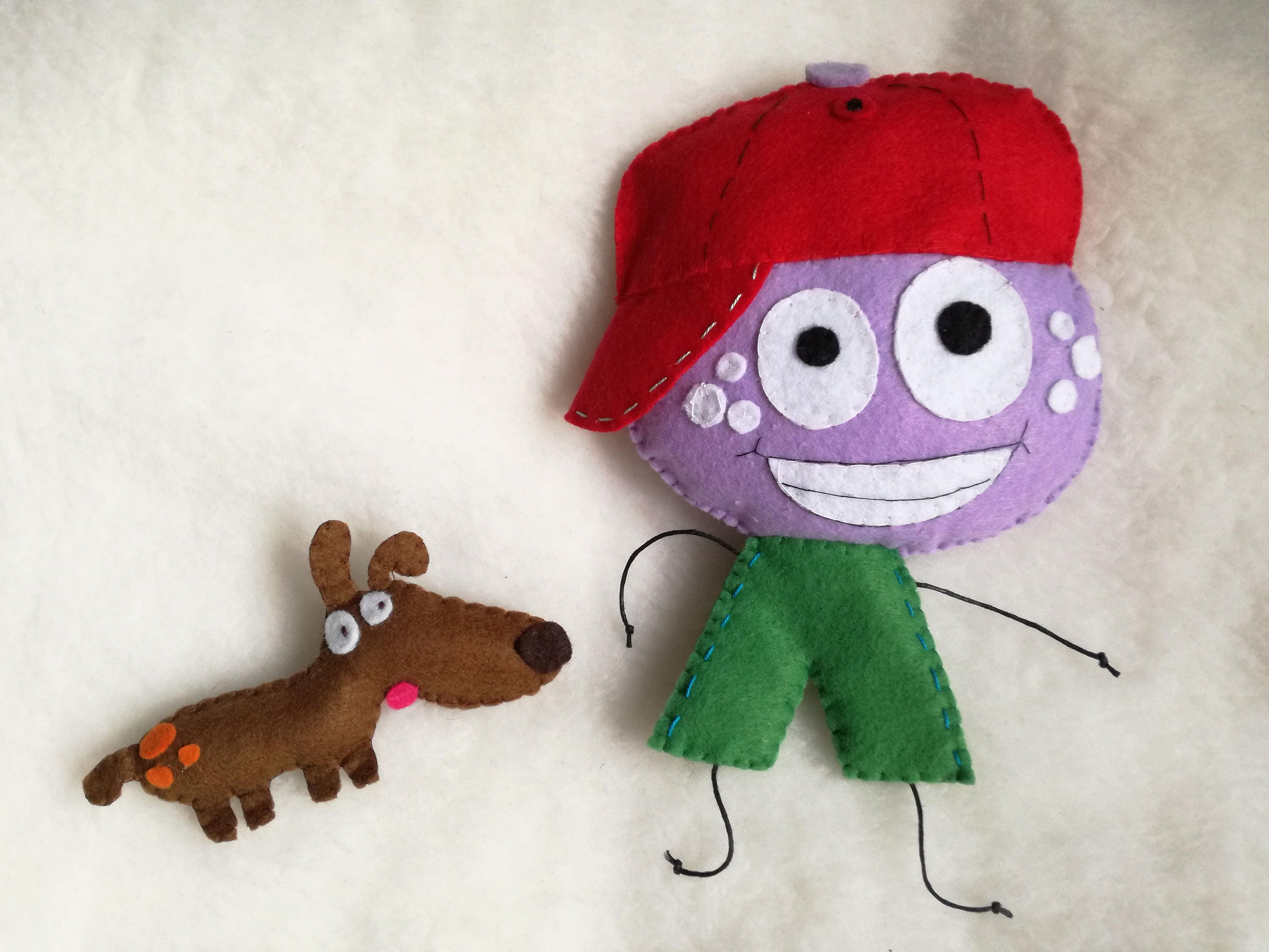 Stick with mick baby tv personaggio fatto a mano in feltro | Etsy