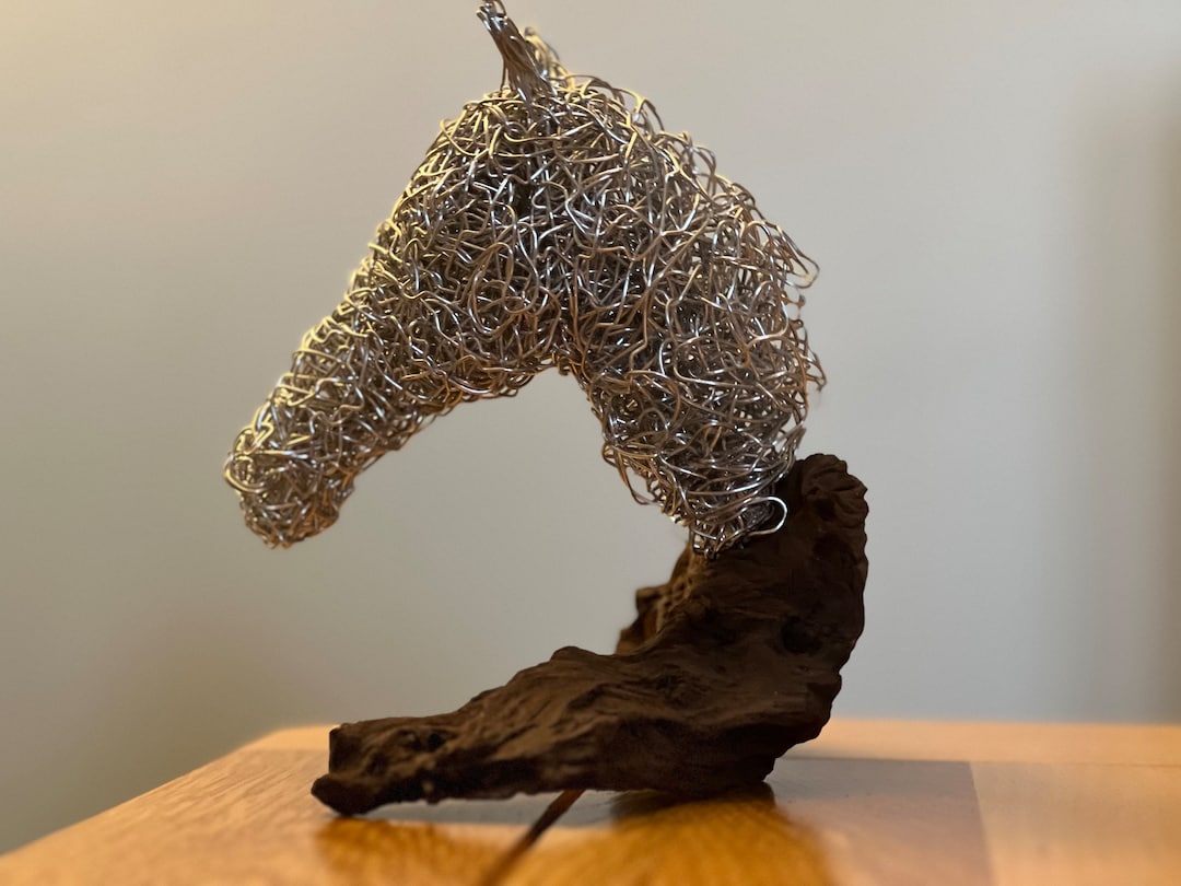 Wire Horse Head / Horse Sculpture - Etsy