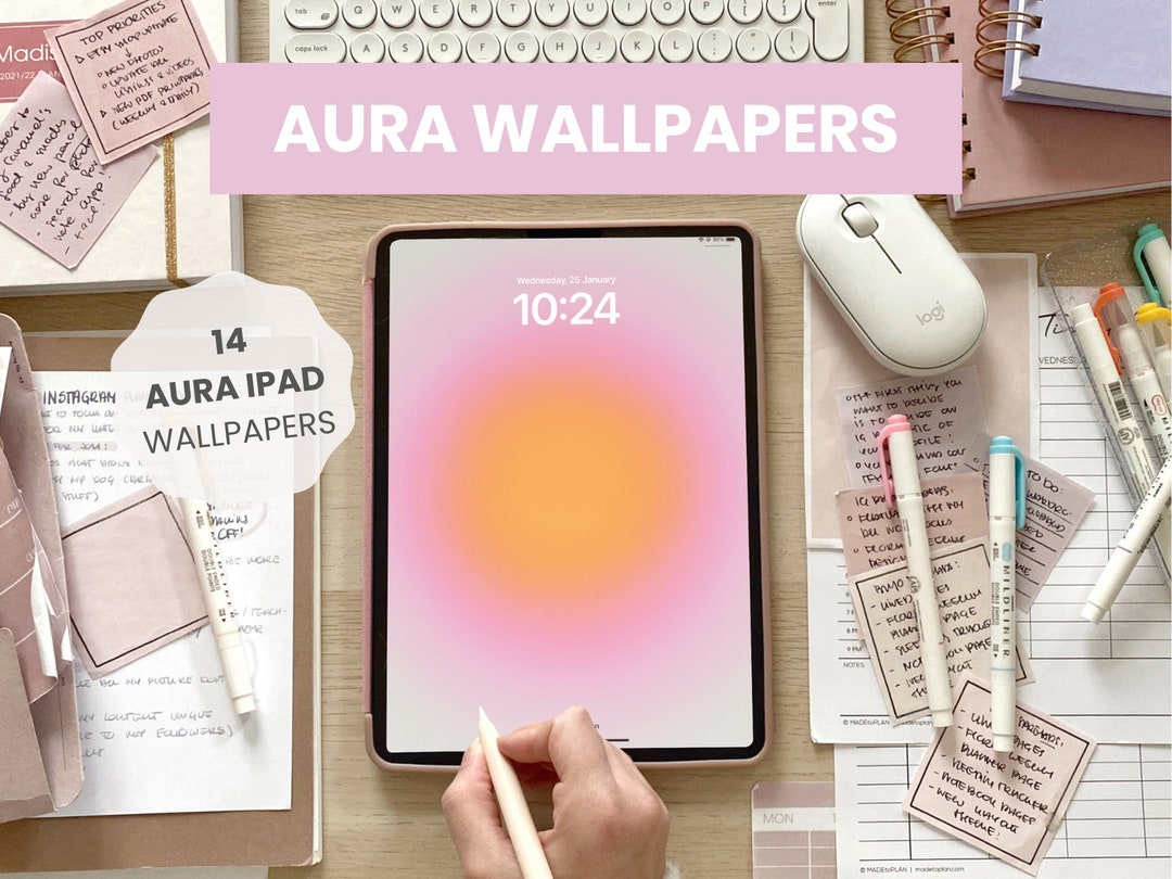 Aura Aesthetic Wallpaper Background for iPad | Cute iPad Wallpaper ...