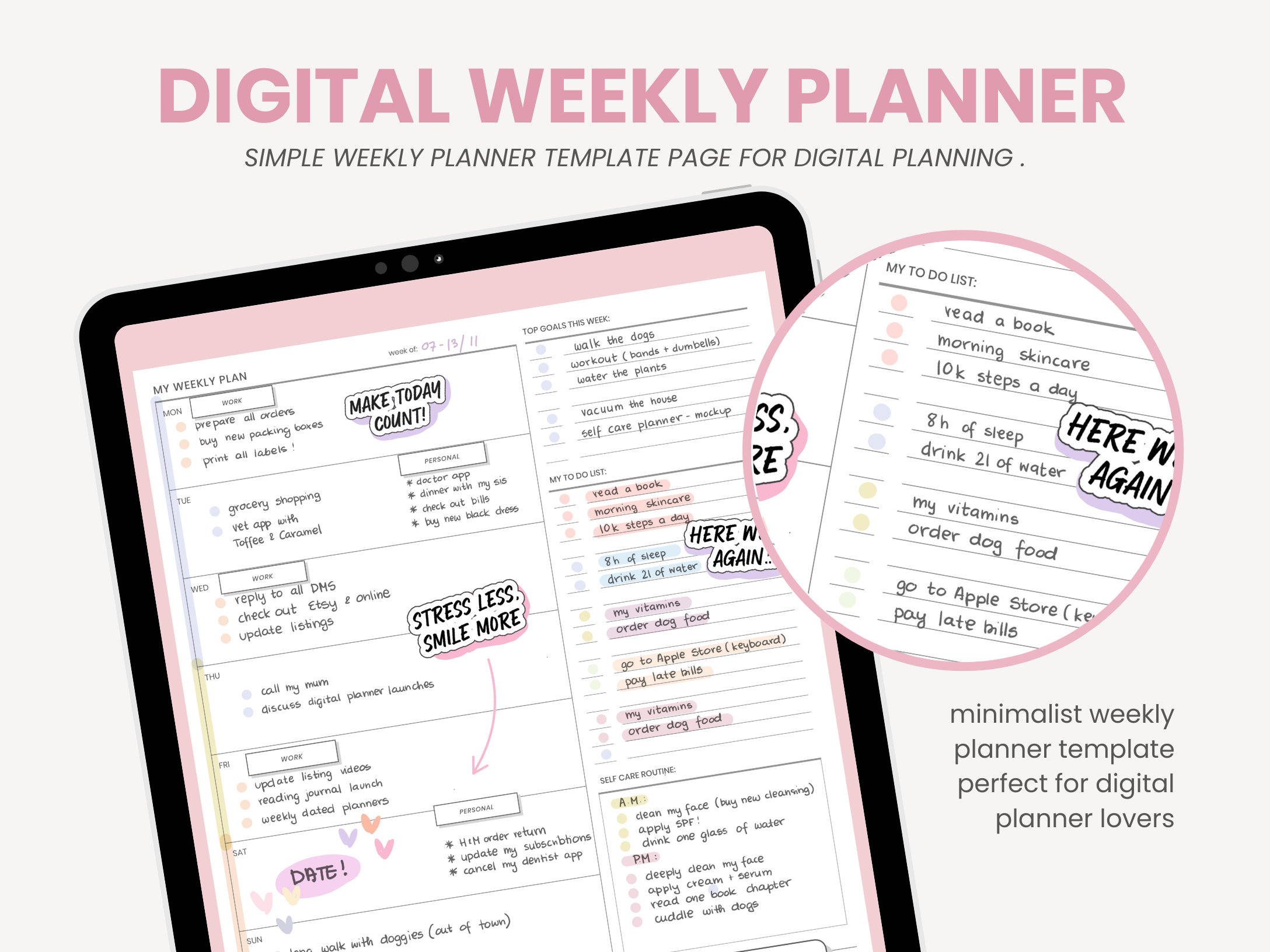 Ipad Template Planner