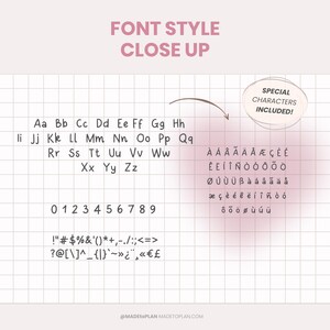 Kate's Journal Font | Neat Handwritten Font Bundle by Madetoplan | Cute ...