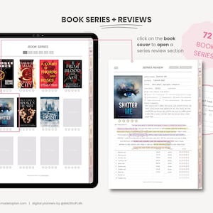 Digital Reading Journal | Reading Planner | Book and Reading Tracker ...