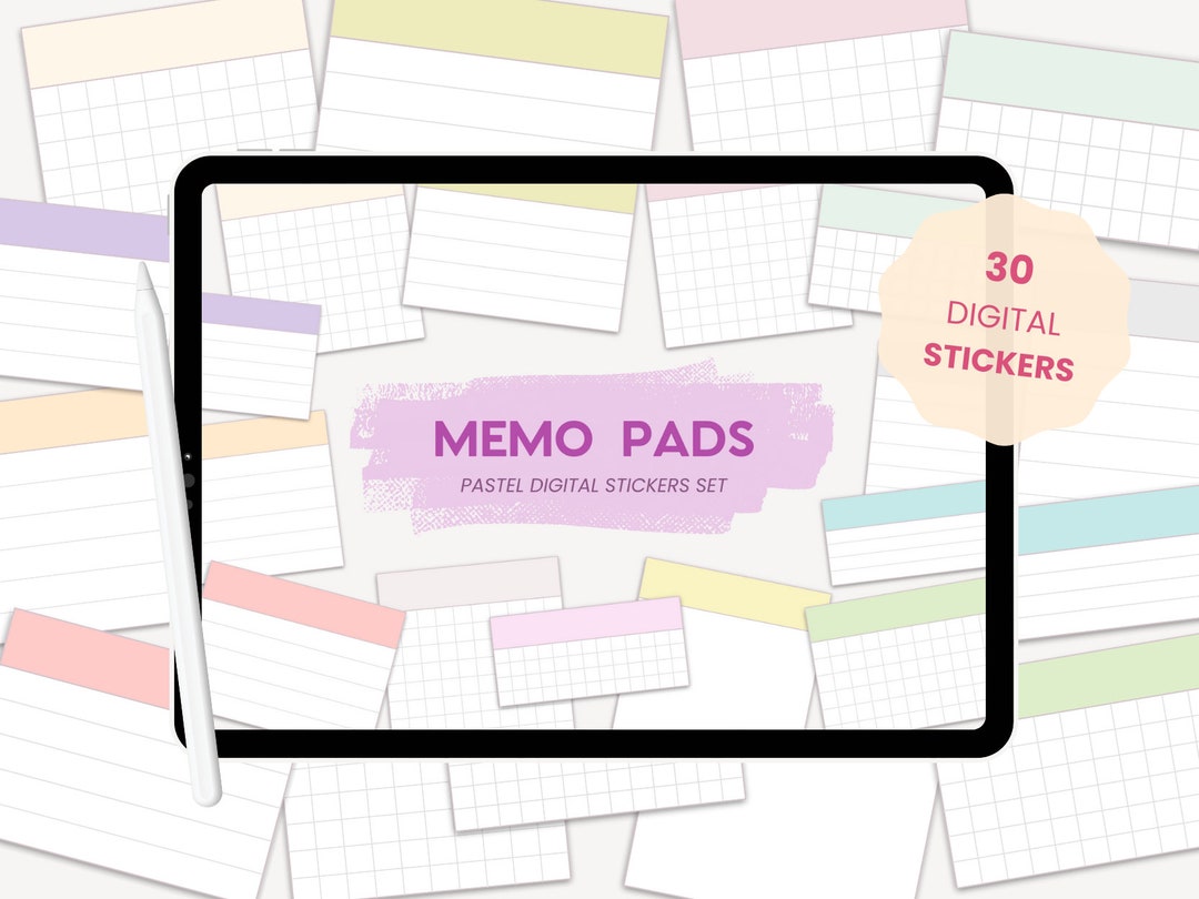 Student Digital Stickers | Pastel College Study Stickers | Digital ...
