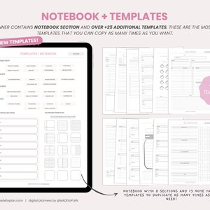 2025 Digital Planner Bundle | Dark Mode | Hyperlinked Dated Monthly ...