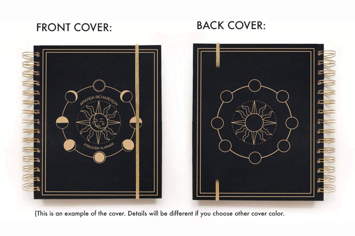 Academic Year Planner 2022-2023 Magic Calendar Moon Phase - Etsy