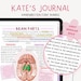 Kate's Journal Font Neat Handwritten Font Cute Handwriting Realistic ...
