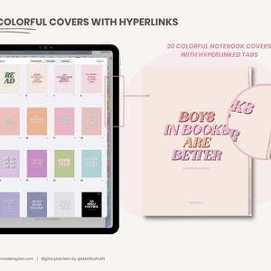 Digital Reading Journal | Digital Reading Planner | Reading Log ...