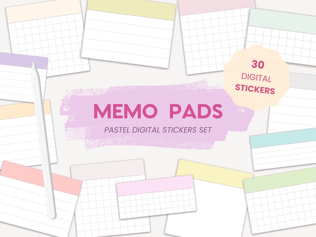 Student Digital Stickers | Pastel College Study Stickers | Digital ...