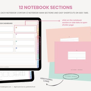 Digital Notebook Bundle | Landscape Digital Notebooks | Student ...
