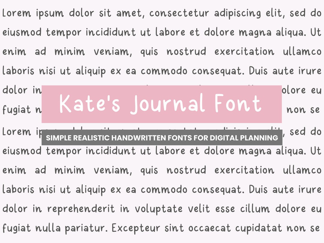Neat Handwritten Font | Cute Handwriting Font | Neat Handwriting for ...