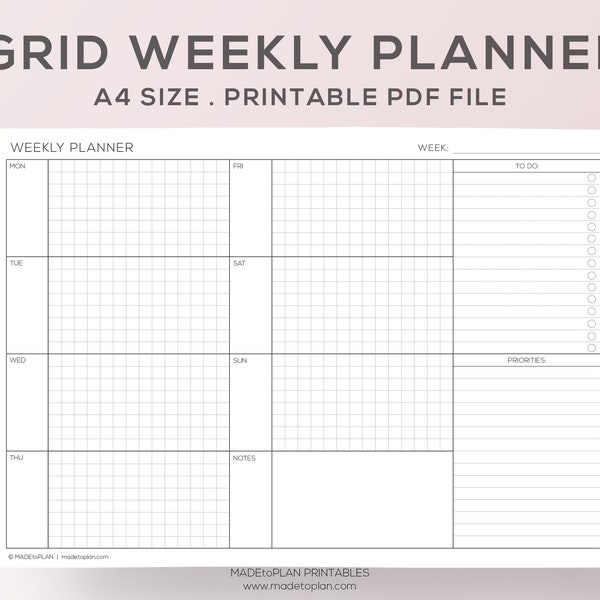 Wall Grid Organizer - Etsy