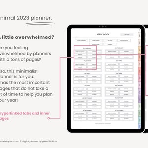 2023 Digital Planner 2023 Portrait Planner 2023 Dated Planner ...