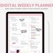 Dark Mode Digital Daily Notepad | to Do List Digital Planner | Portrait ...