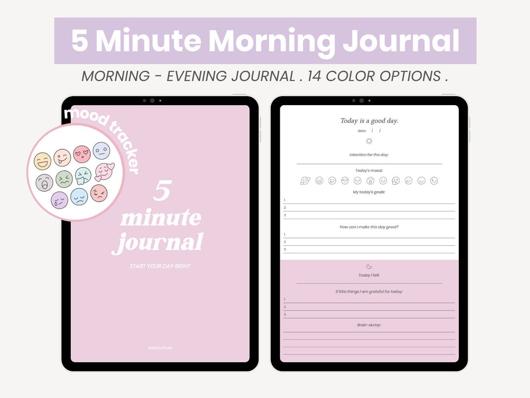 Morning and Evening Journal | Digital Daily Journal | Gratitude and ...