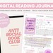Digital Reading Journal | Digital Reading Planner | Reading Log ...