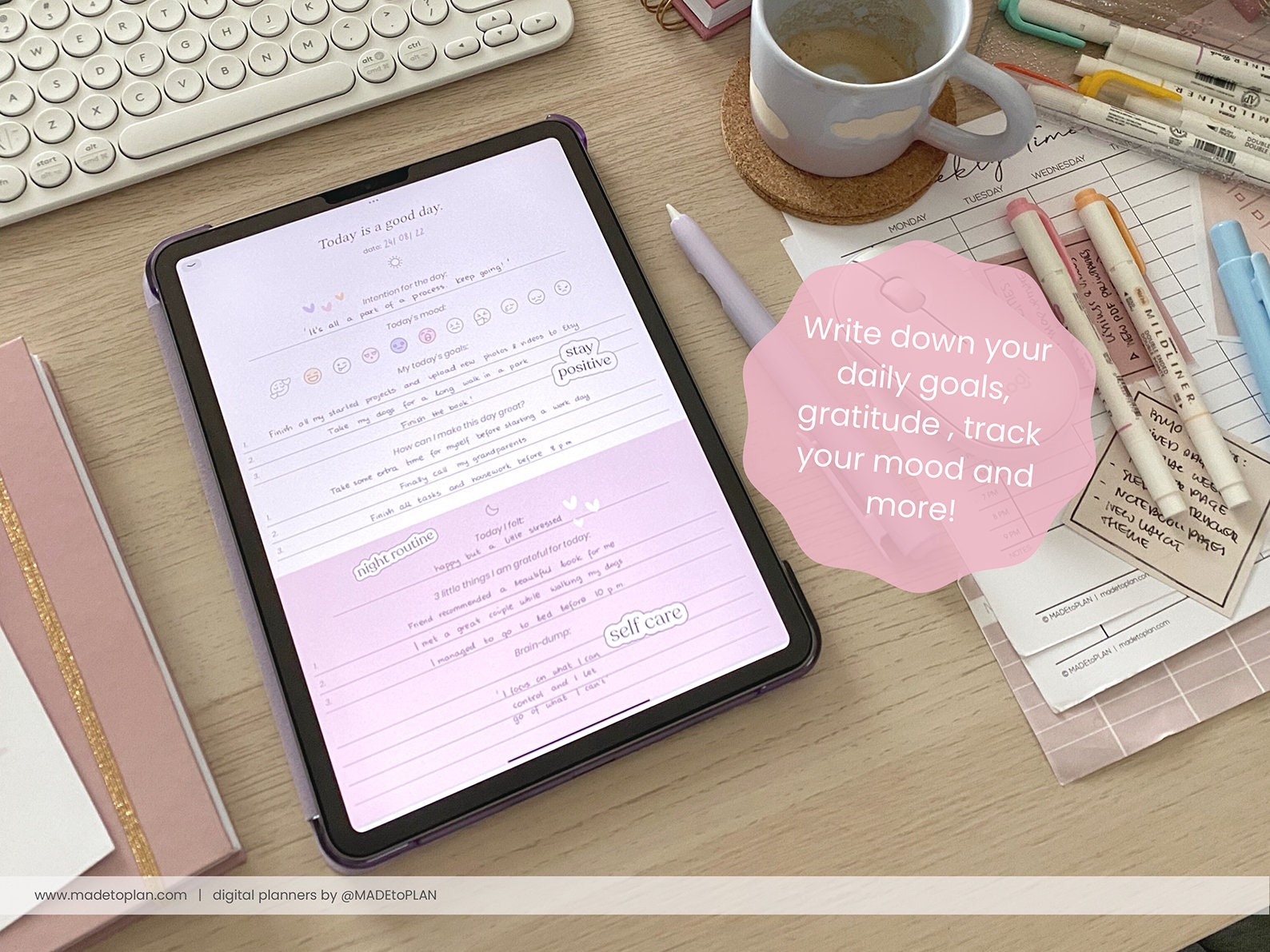 Morning and Evening Journal Digital Daily Journal - Etsy