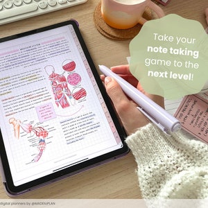 Portrait Digital Notebook | Student Note Taking Digital Notepad ...