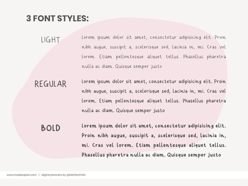 Handwritten Font Bundle | Handwriting Study Notes Font | Digital Font ...