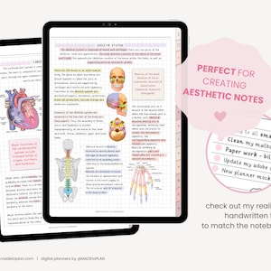 Portrait Digital Notebook Student Note Taking Digital Notepad Digital ...