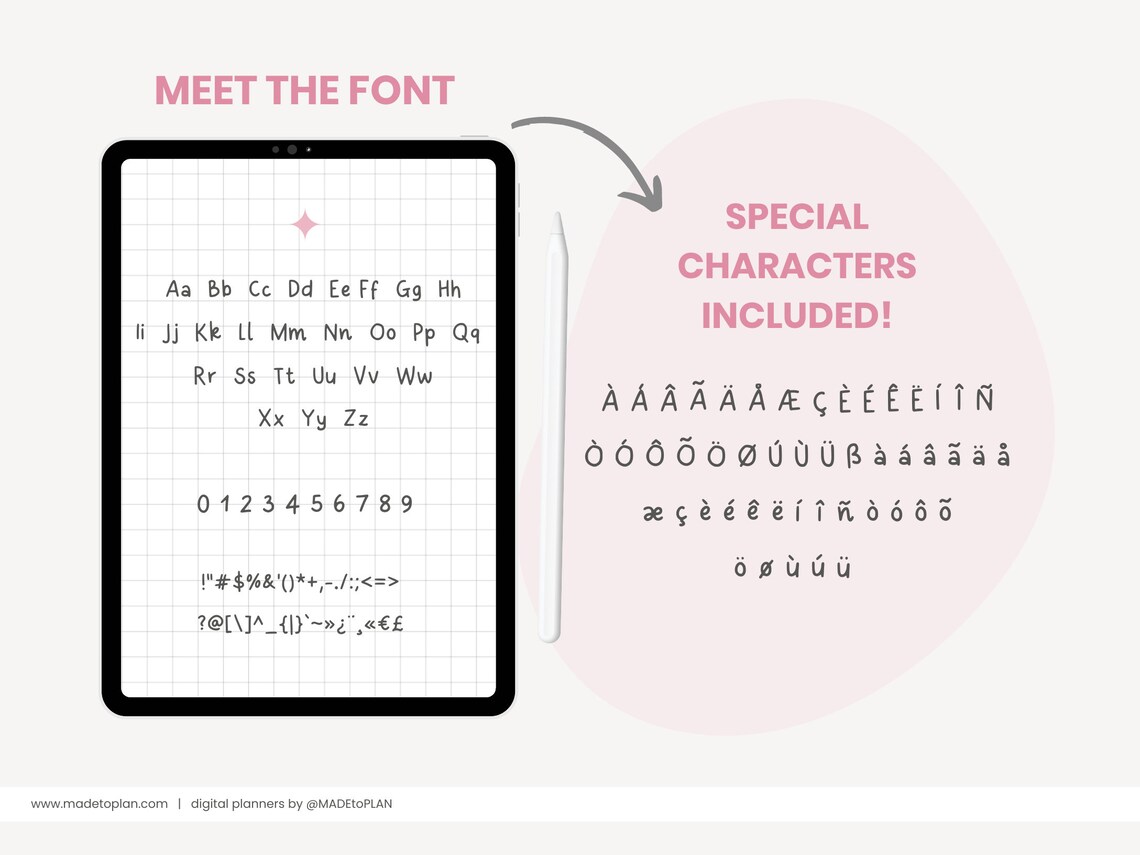 Kate's Journal Font | Neat Handwritten Font | Cute Handwriting ...