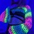 Neon Skulls Crochet Bucket Hat, Bucket Hat, Halloween, Emo, Uv Reactive ...