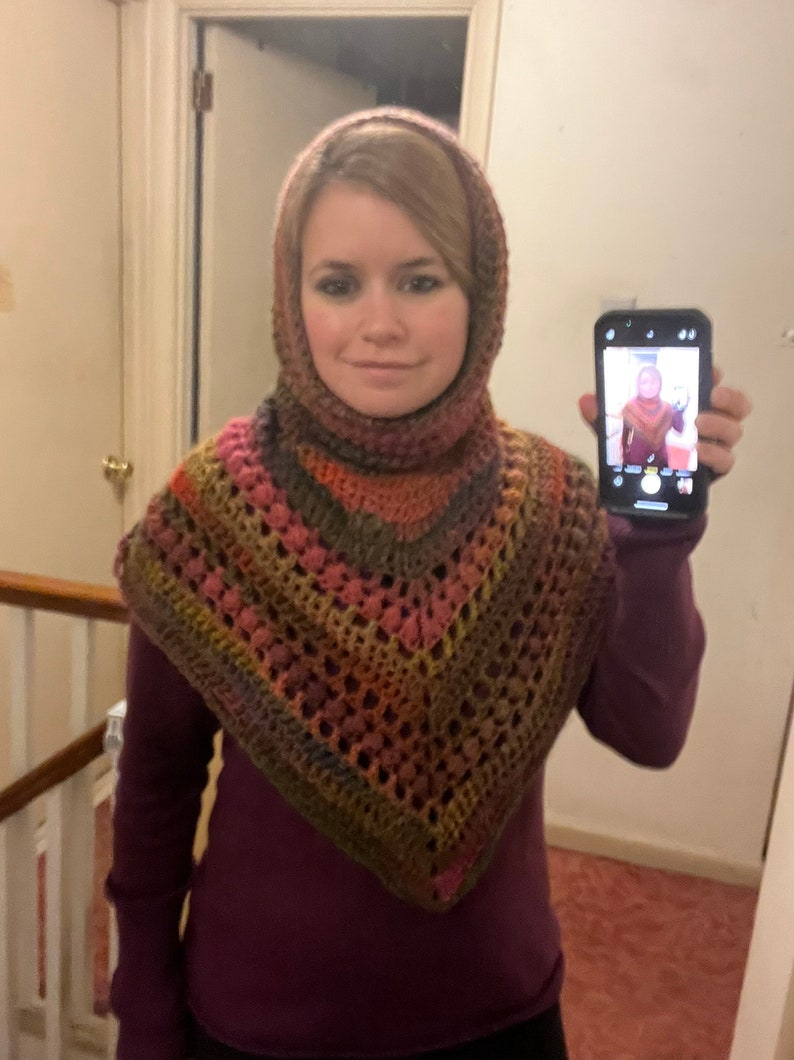 Hooded Cowl (crochet Pattern Only) - Etsy