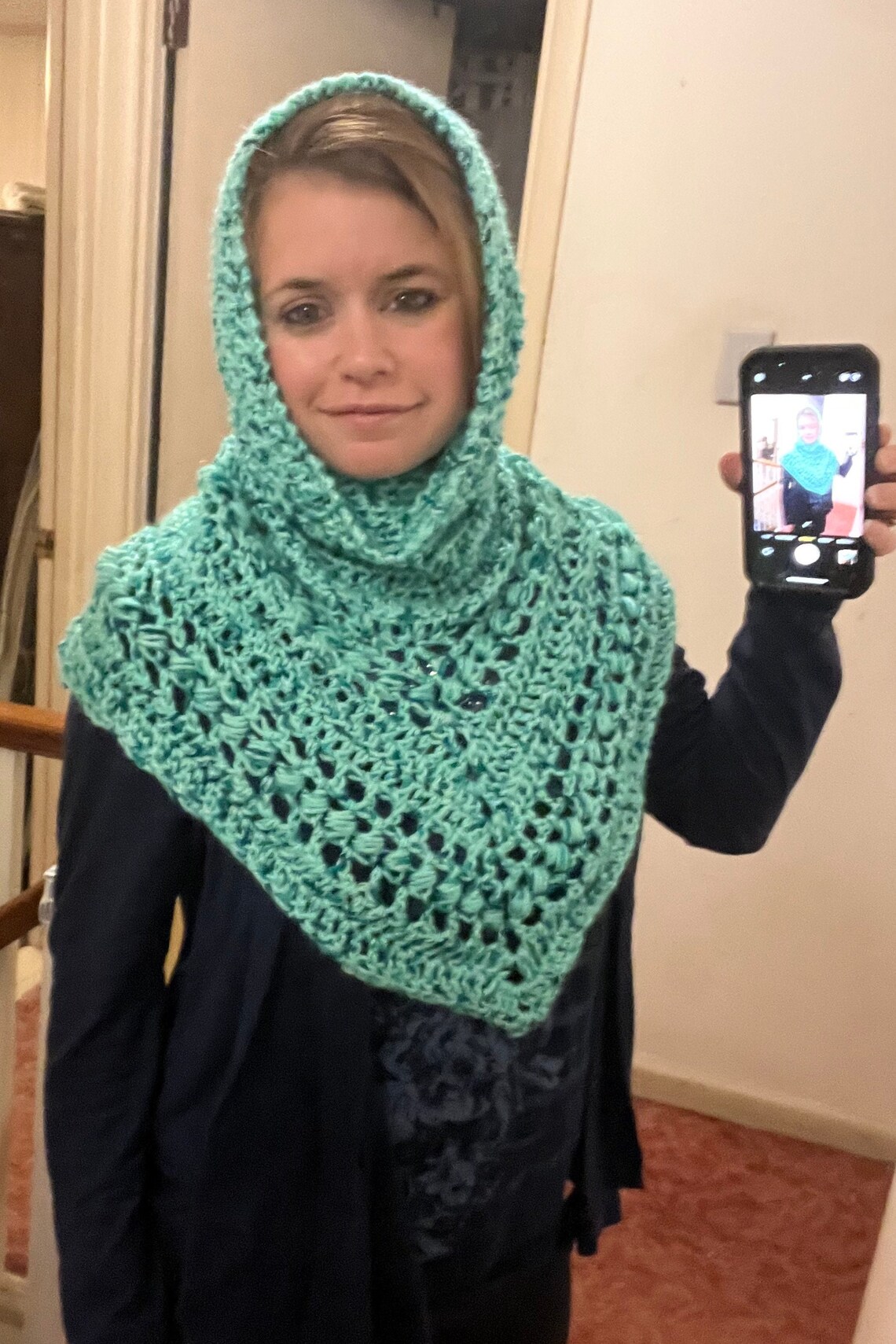 Hooded Cowl (crochet Pattern Only) - Etsy