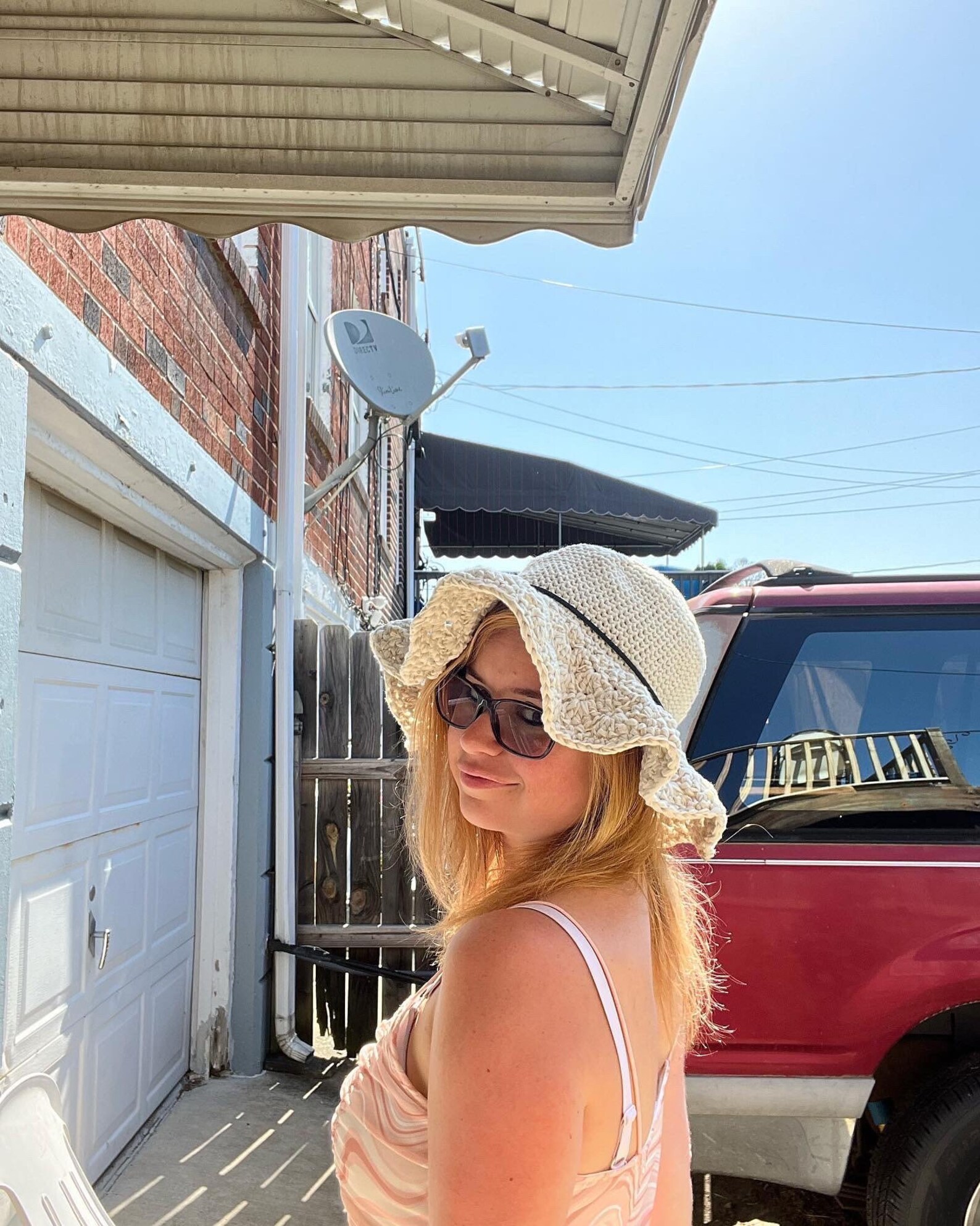 Floppy Shell Sun Hat Crochet Handmade - Etsy