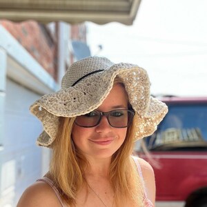 Floppy Shell Sun Hat Crochet Handmade - Etsy