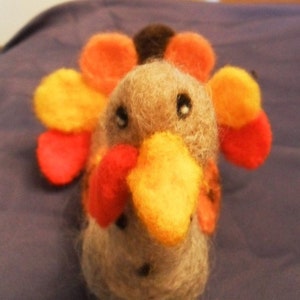 Needle Felted Wool Turkey - Etsy
