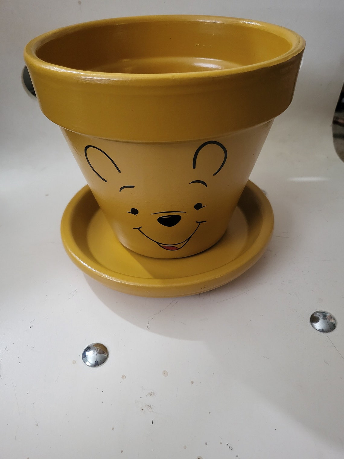Winnie the Pooh Clay Pot 6 Inch - Etsy