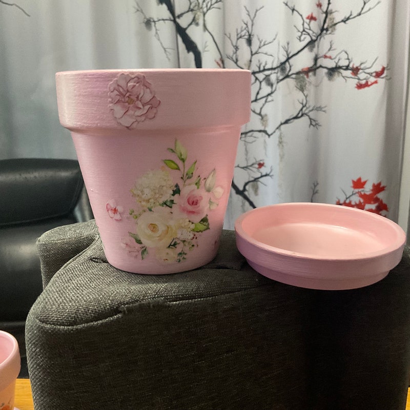 Decorated Pot - Etsy