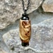 Waterproof Cremation Jewelry | Java Gold Acrylic & Black Stainless ...