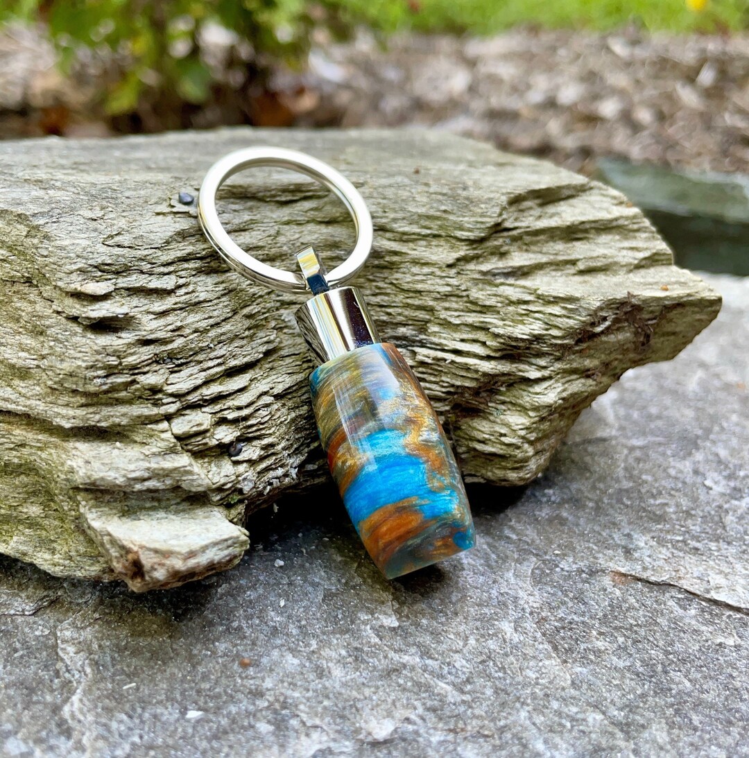 Cremation Urn Key Chain | "starry Night" Waterproof Acrylic & Stainless ...