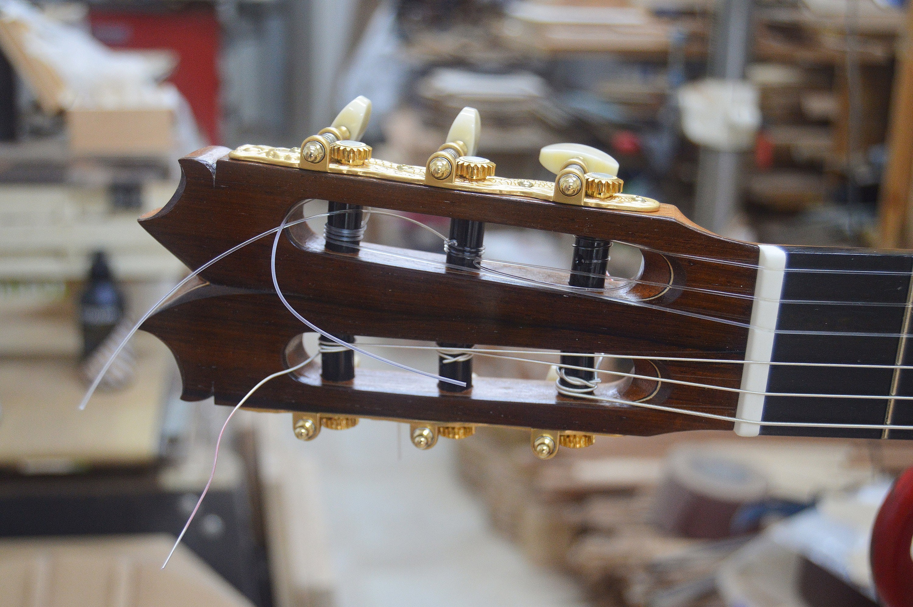 White Flamenco Guitar With Santos Hernández Bracing - Etsy Ireland