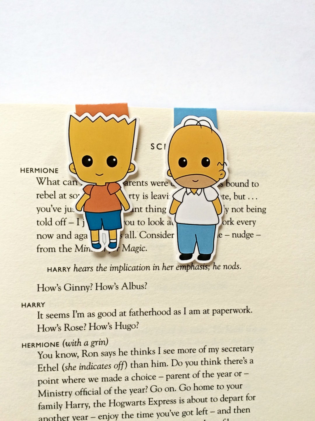 The Simpson Magnetic Bookmark - Etsy