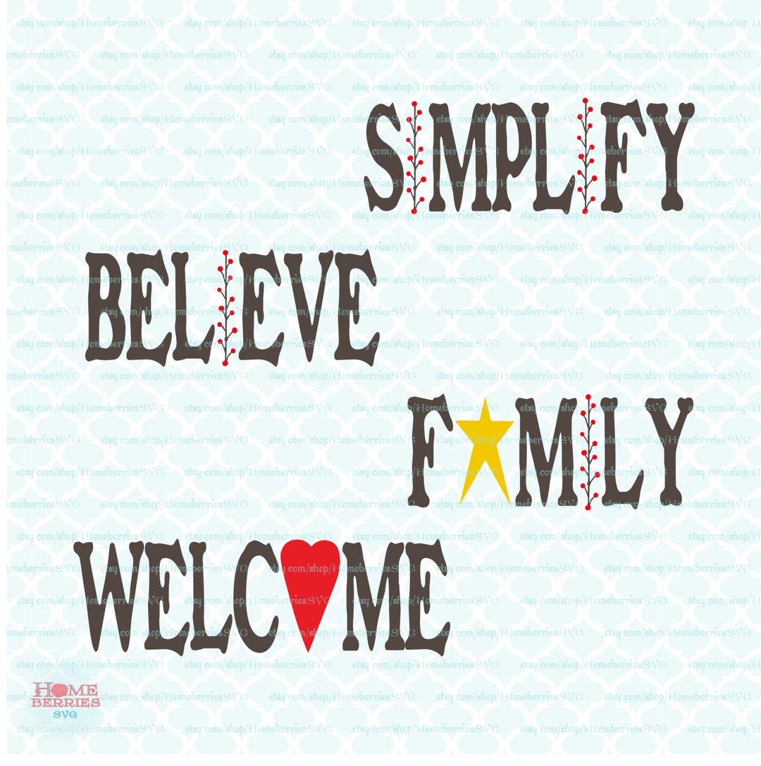 EXCLUSIVE Primitive Svg Primitive Believe Svg Family Svg Welcome Svg ...