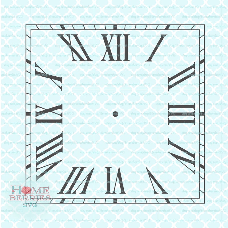 Clock Face - Etsy