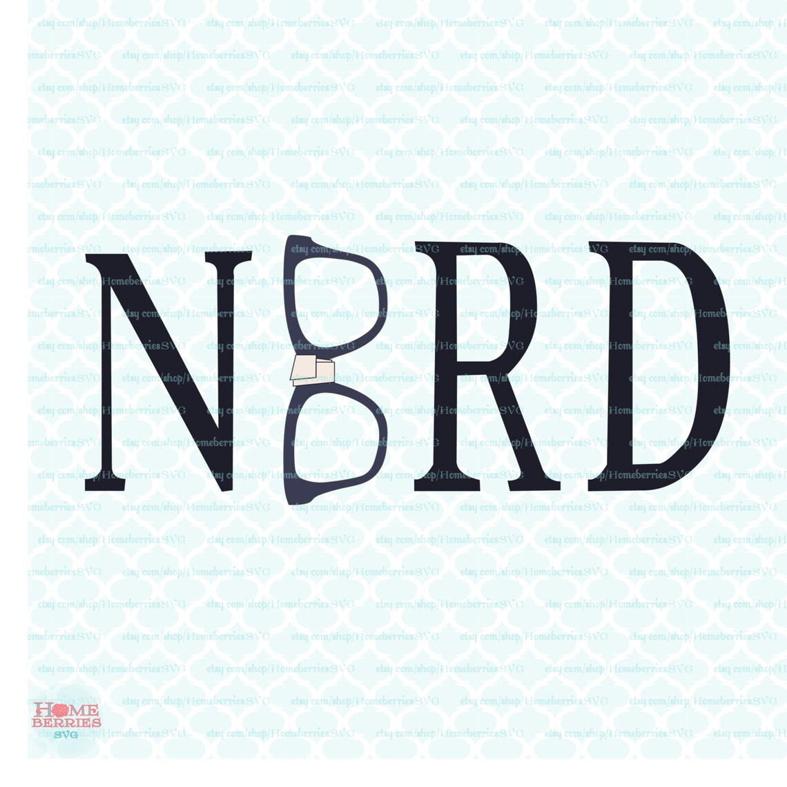 Nerd SVG Cutting File / Clipart svg Eps Dxf Jpg SVG Files - Etsy