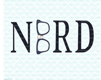 Nerd Boy Cutting File / Clipart svg Eps Dxf Jpg for | Etsy