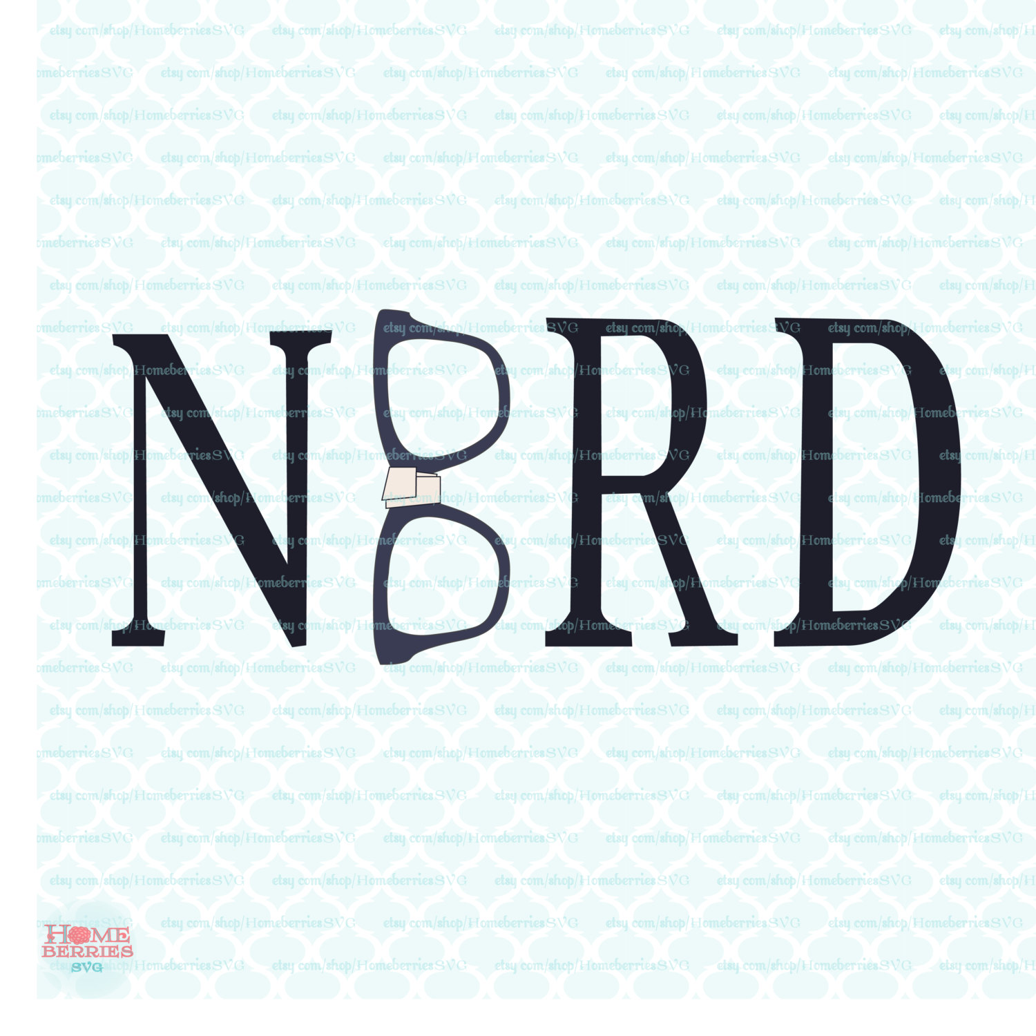 Nerd SVG Cutting File / Clipart svg Eps Dxf Jpg SVG Files | Etsy
