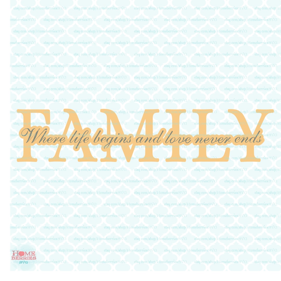 Family SVG Family Quote SVG Family Love SVG Cutting File / Clipart Svg ...
