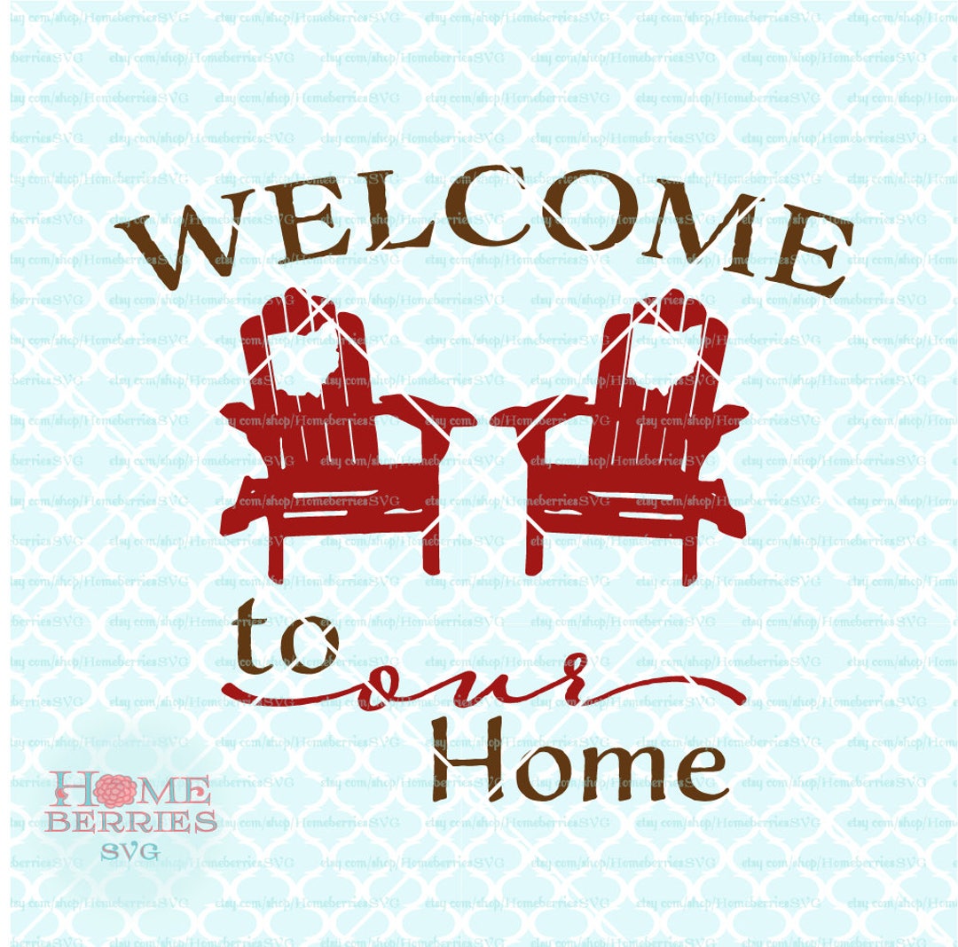 Ohio Welcome Svg Welcome to Our Home Svg Welcome Svg Adirondack Svg ...