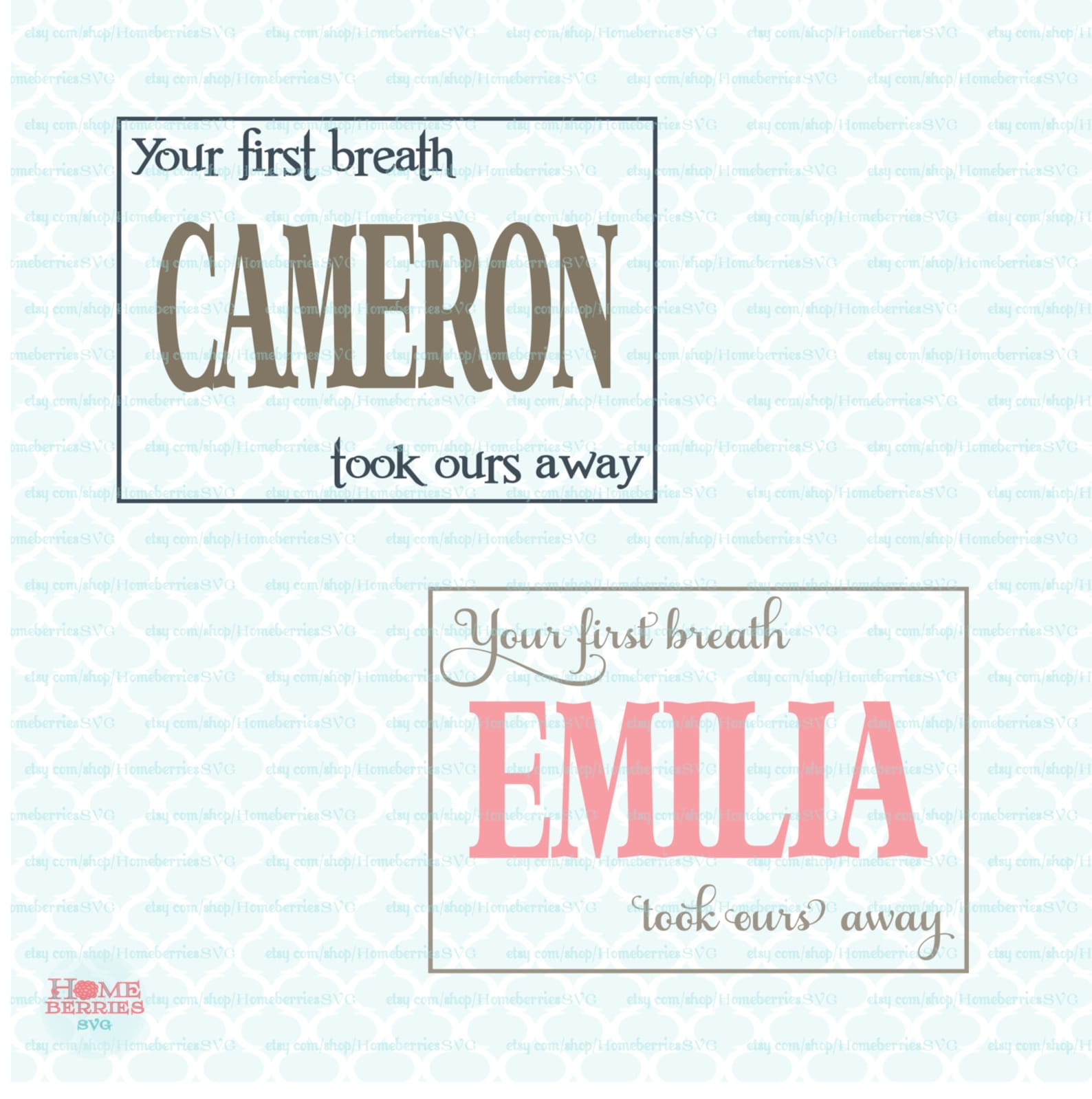 Name Frames Svg Baby Svg Baby Quote Svg Name Frame Template - Etsy
