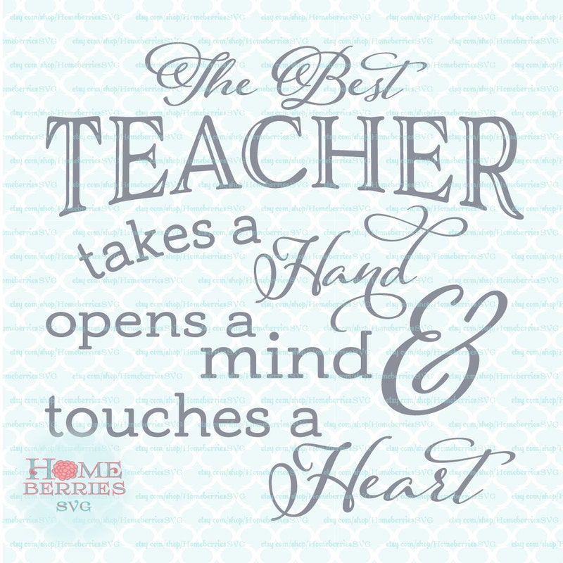 Teacher Takes a Hand - Etsy